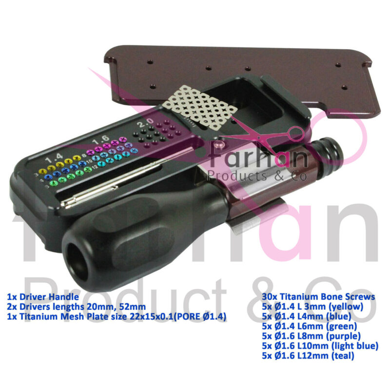 Dental Implant GBR Guided Bone Tack Regeneration Mesh Membrane Surgical ...